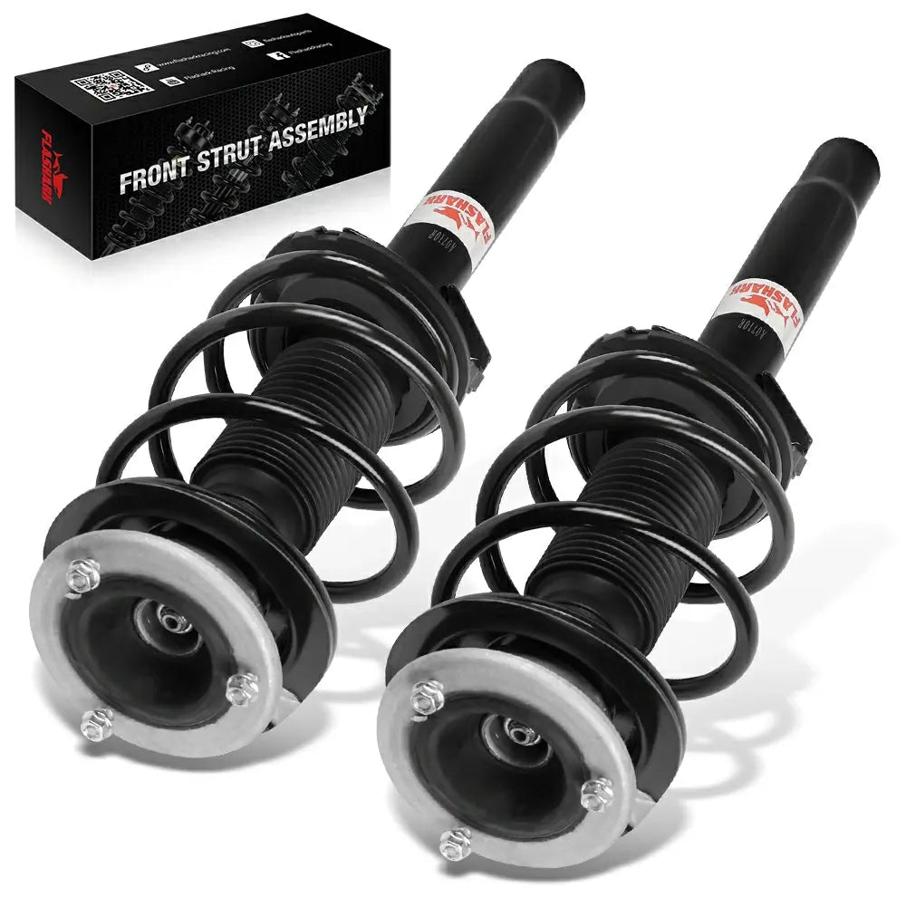 2001-2005 BMW 320i Front Strut and Spring Assembly 2PCS - Flashark