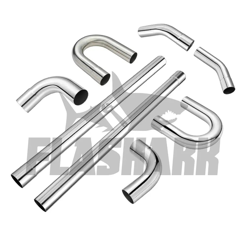 2 5 3 0 Inch Custom Exhaust Kit Tubing Mandrel Bend Pipe Straight And U Bend