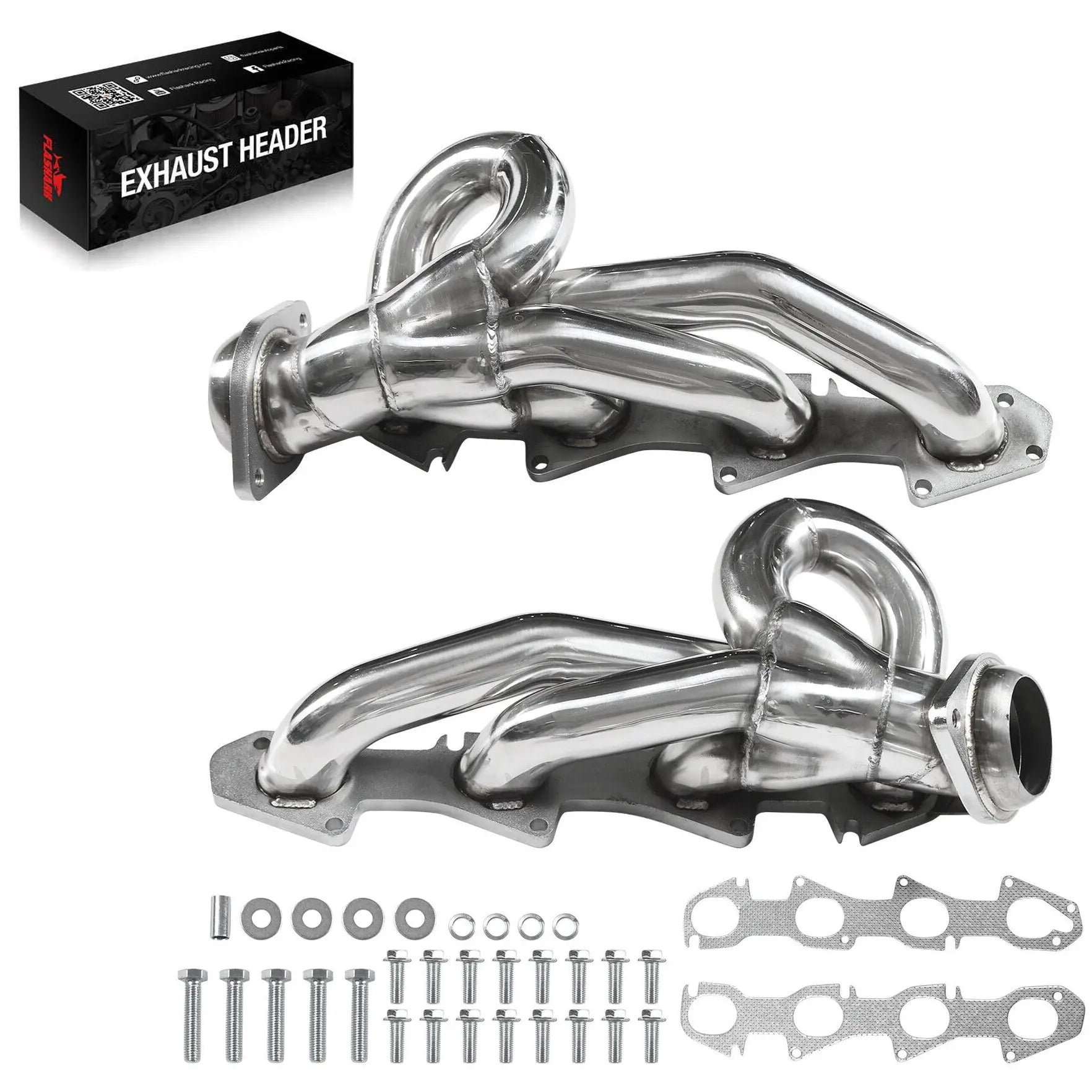 Short/Long Tube Headers For Dodge RAM 1500 Hemi 5.7L 2009-2018